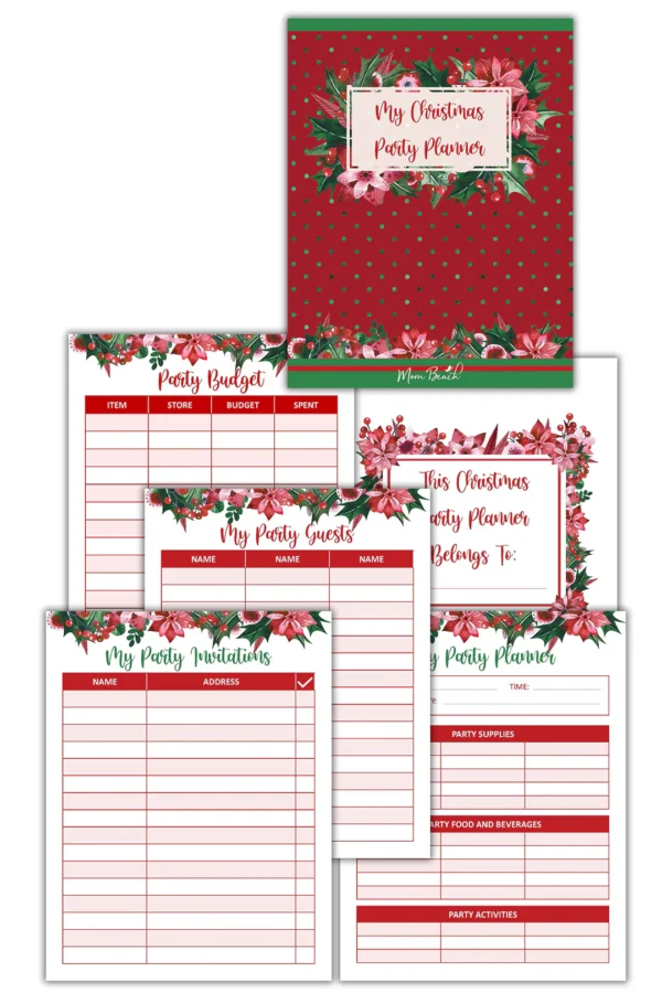 MB Christmas Party Planner - Mini Digital Dreams